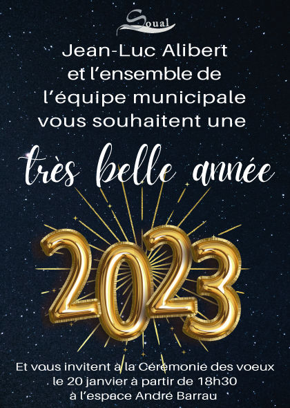 Cérémonie des voeux 2023 - Mairie de Soual Cérémonie des voeux 2023 - Mairie de Soual
